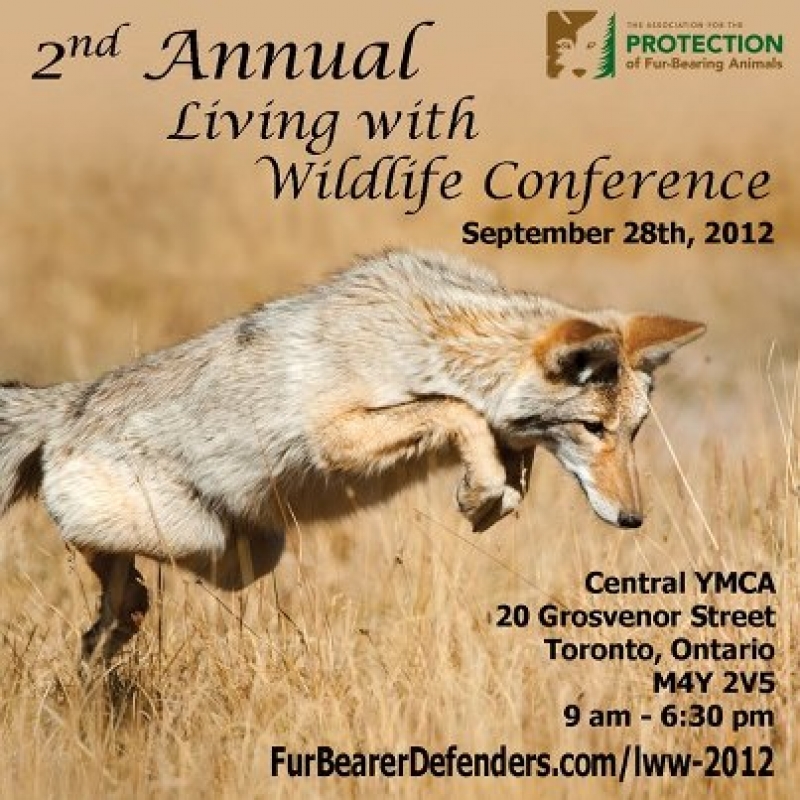 Living With Wildlife Conference 2012 - Blog | Coyote Watch Canada