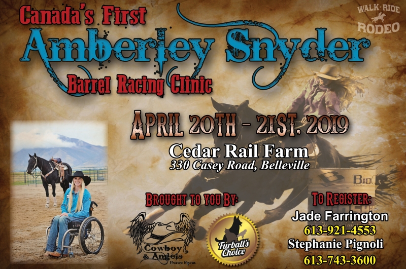 Amberley Snyder Clinic | Barrel Racing Events | The Rider Marketplace