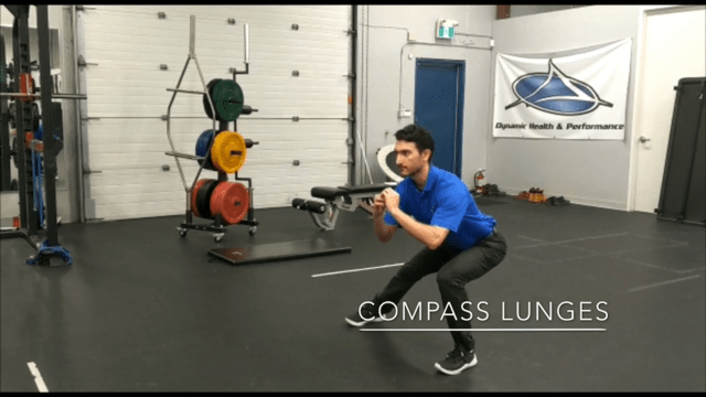 In this week's #FitnessFriday video, learn how to do Compass Lunges.